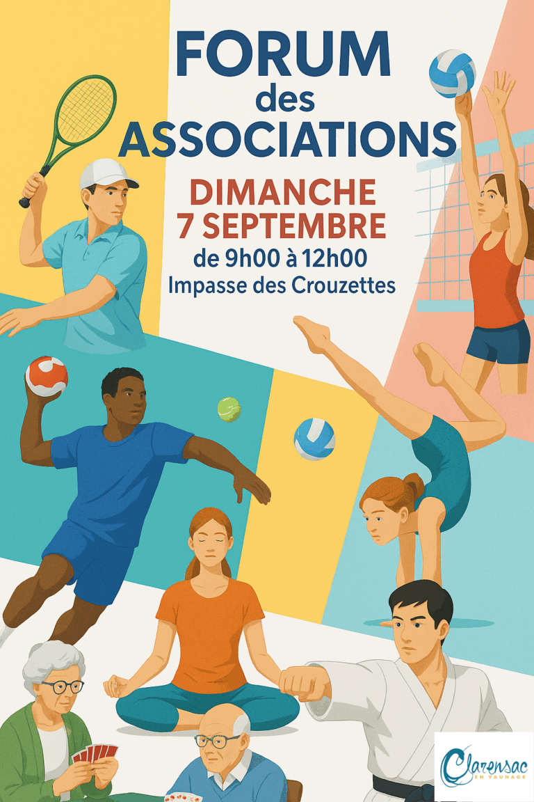 FORUM DES ASSOCIATIONS - Mairie de Clarensac :Mairie de Clarensac